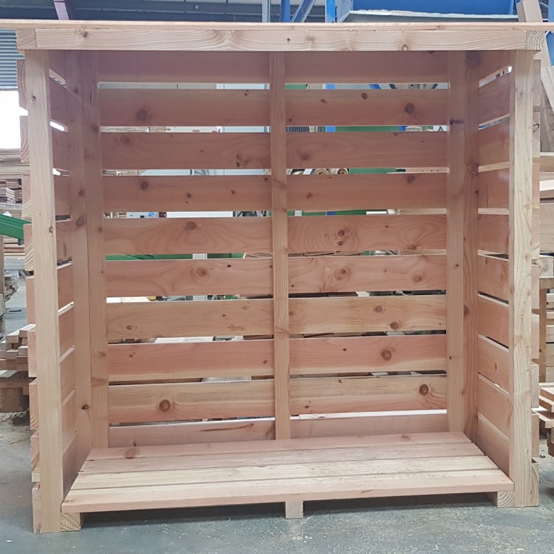 Buy Deluxe Heavy Duty English Larch/Douglas Fir Log Store Online | FREE ...